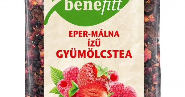 BENEFITT Tea Eper-málna 300g